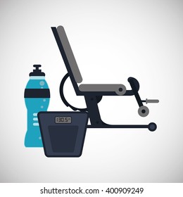 Gym Machine Design Vector Illustration Stock Vector (Royalty Free ...