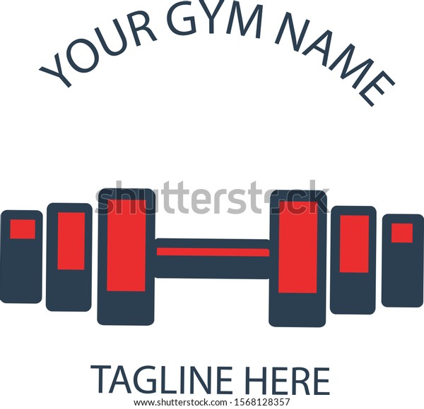 Gym Place Logo Vector Design Stock Vector (Royalty Free) 1568128357 ...