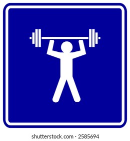 Gym Sign Stock Vector (Royalty Free) 2585694 | Shutterstock