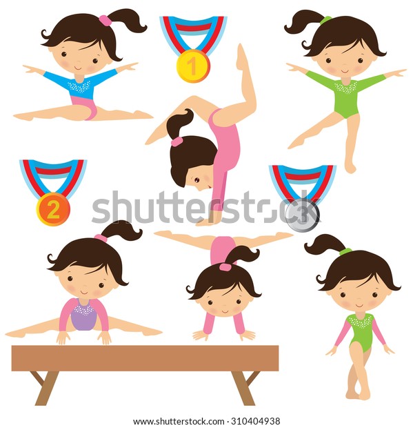 Gymnastics Vector Illustration Stock Vector (Royalty Free) 310404938