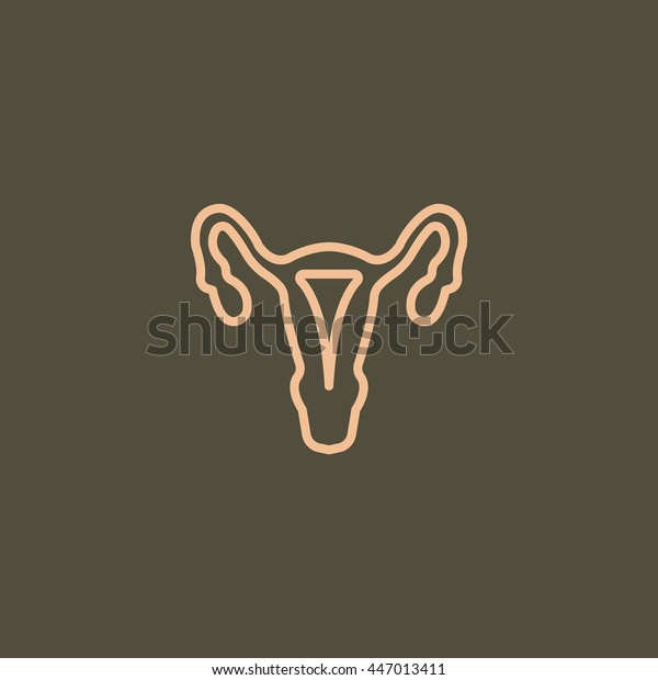 Gynecology Icon Stock Vector (Royalty Free) 447013411