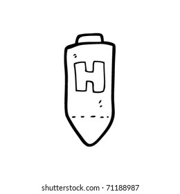 H Bomb Cartoon Stock Vector (Royalty Free) 71188987 | Shutterstock