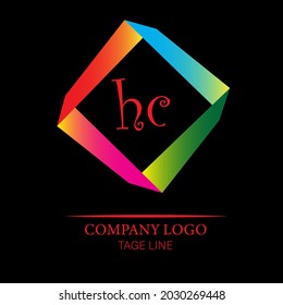 H C Letter Logo Design Square Stock Vector (Royalty Free) 2030269448 ...