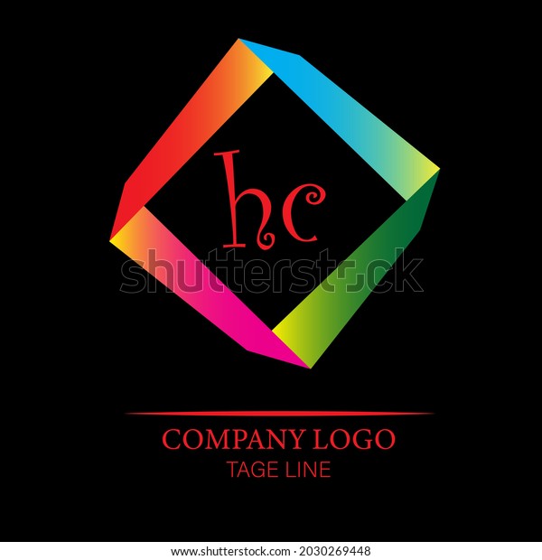 H C Letter Logo Design Square Stock Vector (Royalty Free) 2030269448 ...