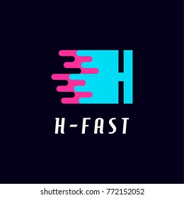 H Fast Logo Stock Vector (Royalty Free) 772152052 | Shutterstock