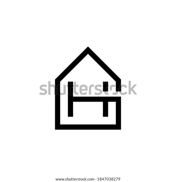7,078 H Home Symbol Images, Stock Photos & Vectors | Shutterstock