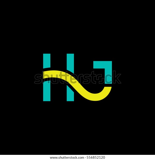 H J Letter Logo Design Vector Stock Vector (Royalty Free) 556852120 ...