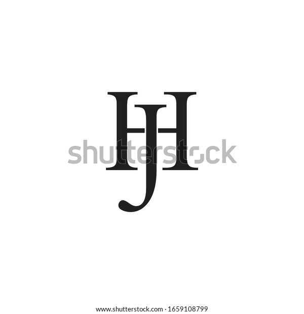 H J Logo Simple Templates Vector Stock Vector (Royalty Free) 1659108799 ...