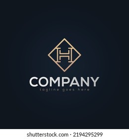 H Letter Monogram Logo Concept Design Stock Vector (Royalty Free ...
