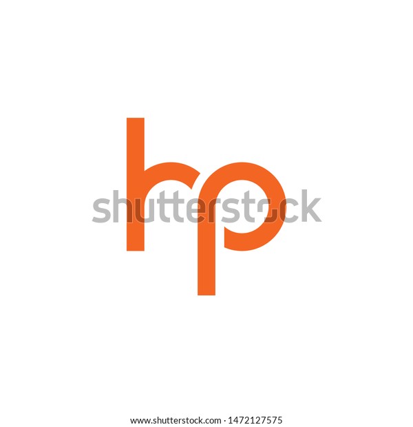 H P Letter Logo Design Vector Stock Vector (Royalty Free) 1472127575 ...