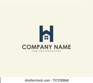 H Real Estate Logo Stock Vector (Royalty Free) 757230868 | Shutterstock