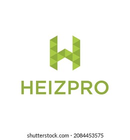 H Triangle Icon Logo Design Element Stock Vector (Royalty Free ...