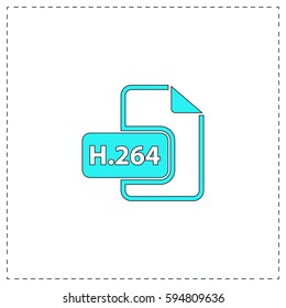 H264 Outline Vector Icon Black Editable Stock Vector (Royalty Free ...