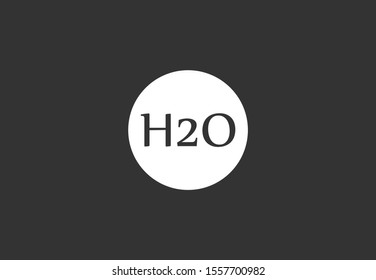 H2o Icon H2o Linear Symbol Design Stock Vector (Royalty Free ...
