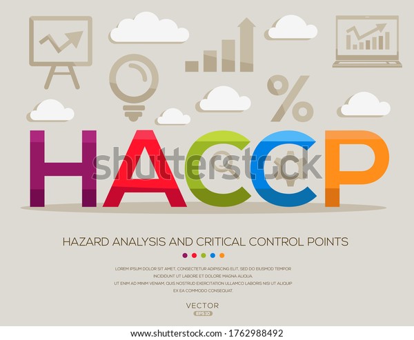 Haccp Mean Hazard Analysis Critical Control Stock Vector (Royalty Free ...