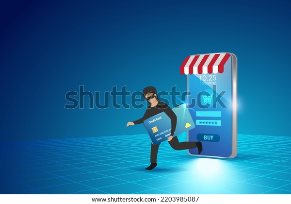 Hacking Phishing Scam Cyber Crime Attack 库存矢量图（免版税）2203985087 ...