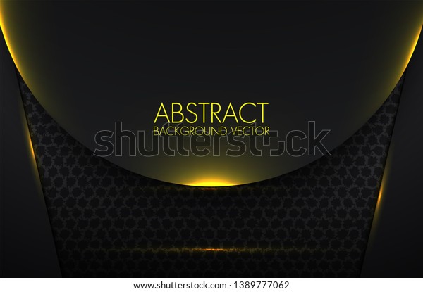 Haft Circle Glow Yellow Background Stainless Stock Vector (Royalty Free ...