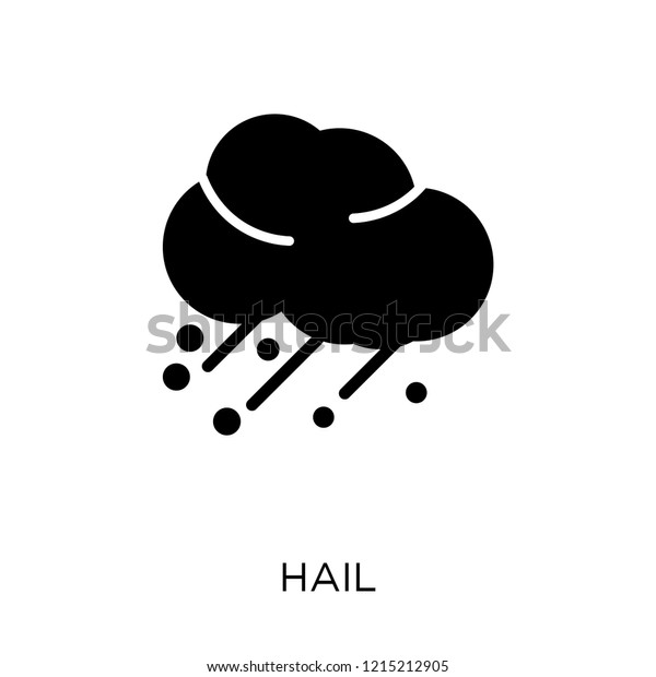 Hail Icon Hail Symbol Design Winter Stock Vector (Royalty Free ...