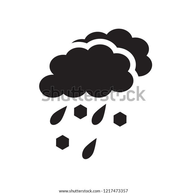 Hail Icon Trendy Hail Logo Concept Stock Vector (Royalty Free ...