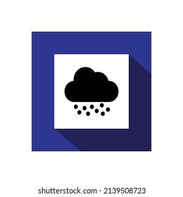 Hail Weather Icon Weather Icon Vector Stock Vector (Royalty Free ...
