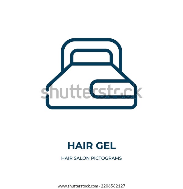 Hair Gel Icon Linear Vector Illustration Stock Vector (Royalty Free ...