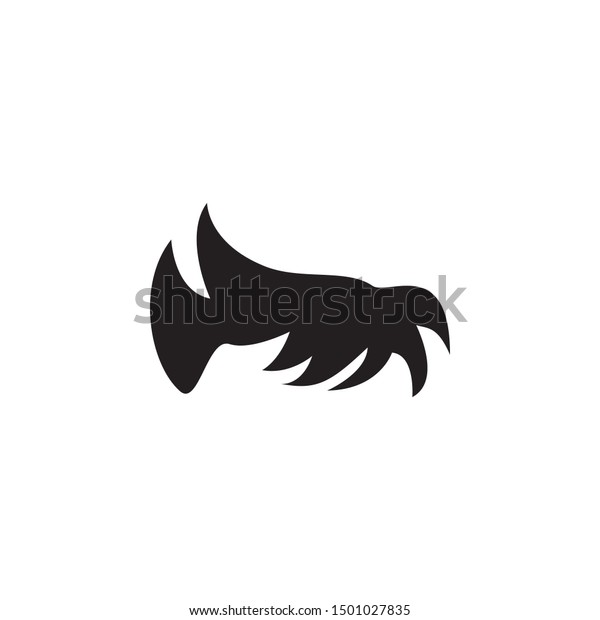 Hair Graphic Design Template Vector Isolated Stock Vector (Royalty Free ...