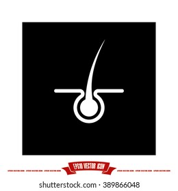 Hair Icon Stock Vector (Royalty Free) 389866048 | Shutterstock