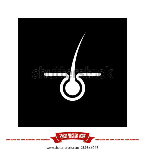 Hair Icon Stock Vector (Royalty Free) 389866048 | Shutterstock