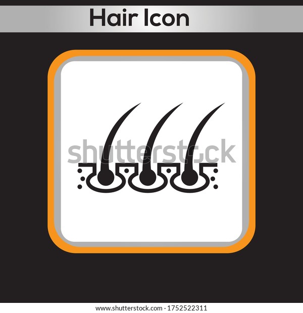 Hair Icon Vector Graphics Designs Stock Vector (Royalty Free ...