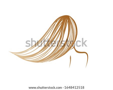 Flowing Hair Vector | Free download on ClipArtMag