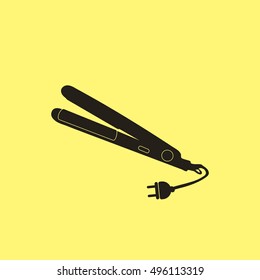 Hair Styler Flat Vector Icon Stock Vector (Royalty Free) 496113319 ...