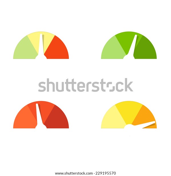 Half Dial Icon Clipart Image Isolated: стоковая векторная графика (без ...