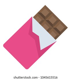 Chocolate Bar Icon Modern Minimal Flat Stock Vector (Royalty Free ...