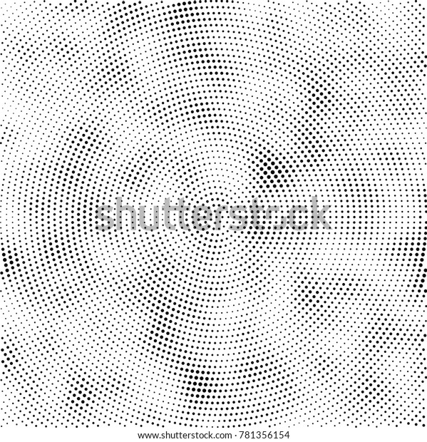 Halftone Abstract Background Radial Grunge Pattern Stock Vector ...