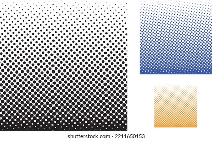 Halftone Background Design Vector Template Stock Vector (Royalty Free ...