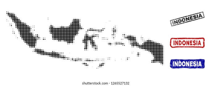 1,216 Indonesia map dots Images, Stock Photos & Vectors | Shutterstock