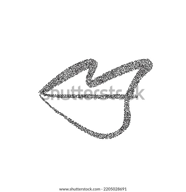 Halftone Drawn Lips Minimal Grunge Lip Stock Vector (Royalty Free ...