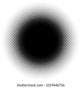 Halftone Element Abstract Geometric Graphic Halftone Stock Vector ...