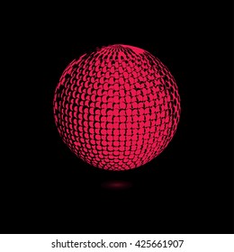 Halftone Globe Design Stock Vector Illustration Stock Vector (Royalty ...