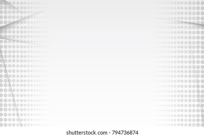 Halftone Grey Abstract Background Modern Design Stock Vector (Royalty ...