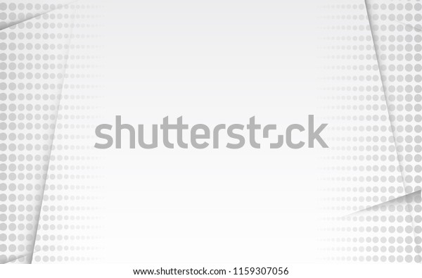 Halftone Grey Abstract Background Modern Design Stock Vector (Royalty ...