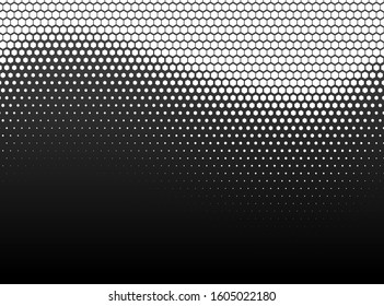 Halftone Hexagon Fade Effect Halftone Hex Stock Vector (Royalty Free ...