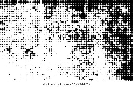 Halftone Texture Black White Stock Vector (Royalty Free) 1122244712 ...
