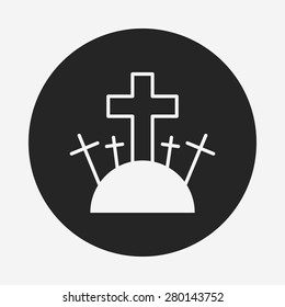 Halloween Grave Icon Stock Vector (Royalty Free) 280143752 | Shutterstock