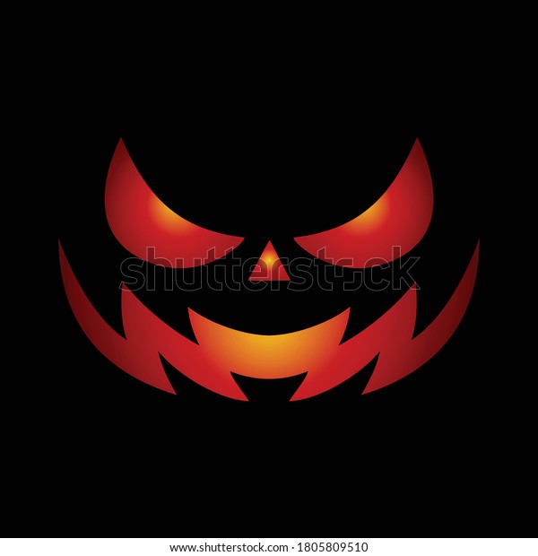 Halloween Mask Background Vector Illustration Stock Vector (Royalty ...