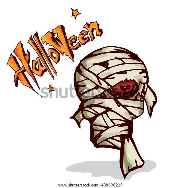 Halloween Mummy Zombie Stock Vector Royalty Free 488698219 Shutterstock