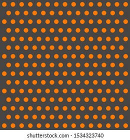 Halloween Pattern Polka Dots Template Background Stock Vector (Royalty ...