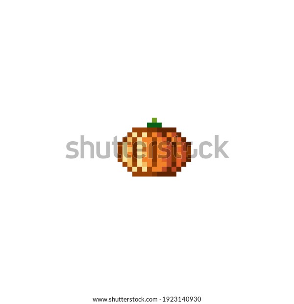 Halloween Pumpkin Pixel Art Pumpkin Pixels Stock Vector (Royalty Free ...