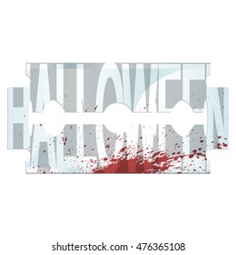 Halloween Razor Blade Stock Vector (Royalty Free) 476365108 | Shutterstock