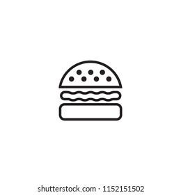 Bite Burger Vector Logo Design Element Stock Vector (Royalty Free ...
